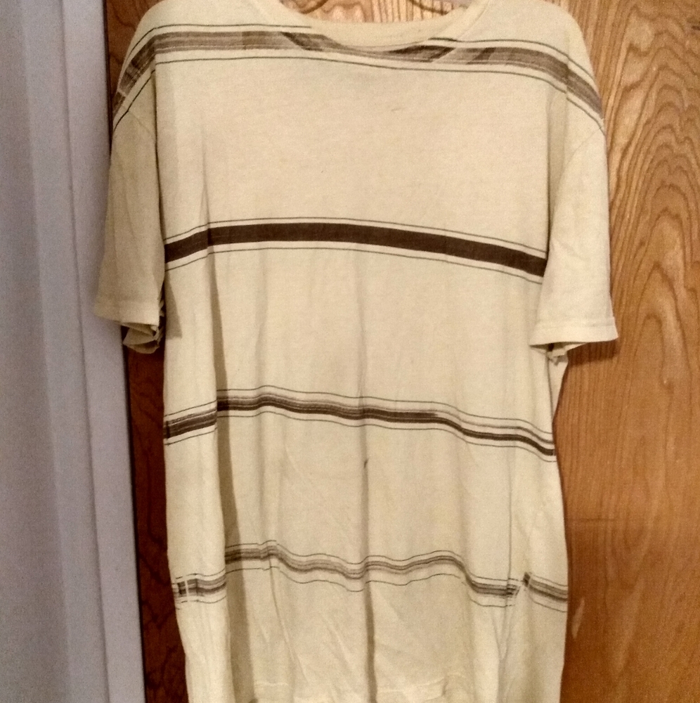 Quicksilver - Vintage Yellow With Brown And Green Str… - Gem